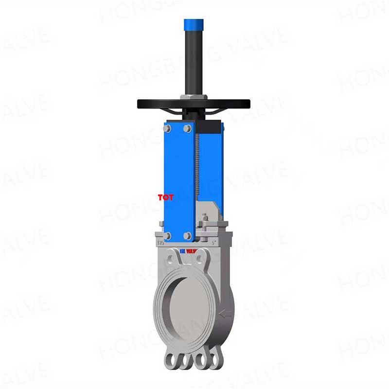 DN125 Knife Gate Valve (5 Inch) - TOT Valve Manufacturer & Exporters