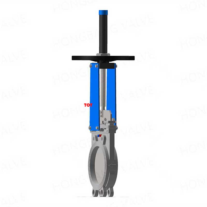 DN200 Knife Gate Valve (8 Inch) - TOT Valve Manufacturer & Exporters