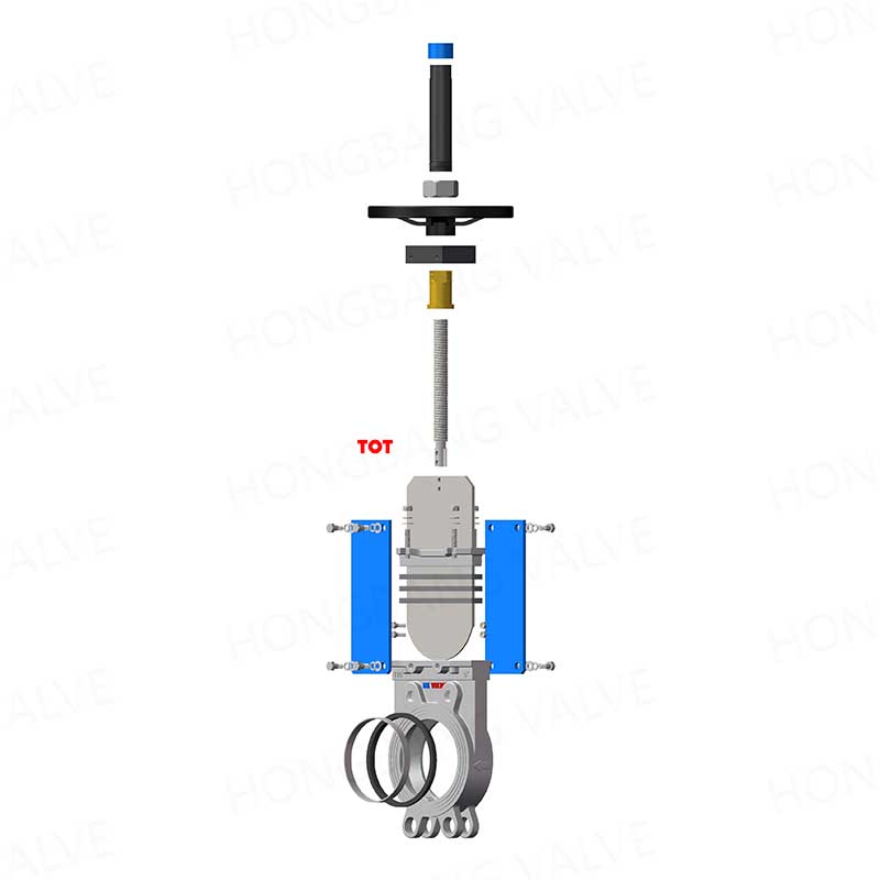 DN125 Knife Gate Valve (5 Inch) - TOT Valve Manufacturer & Exporters